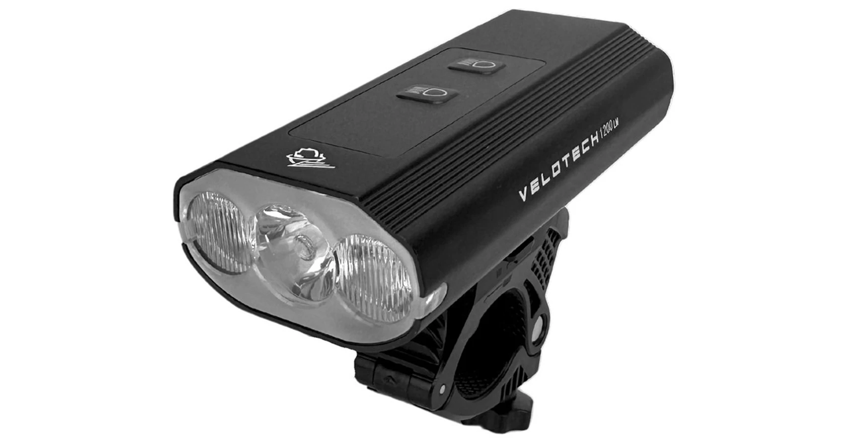 Velotech Pro 1200L 3led akkumulátoros első lámpa kerékpárra - Ambringa ...