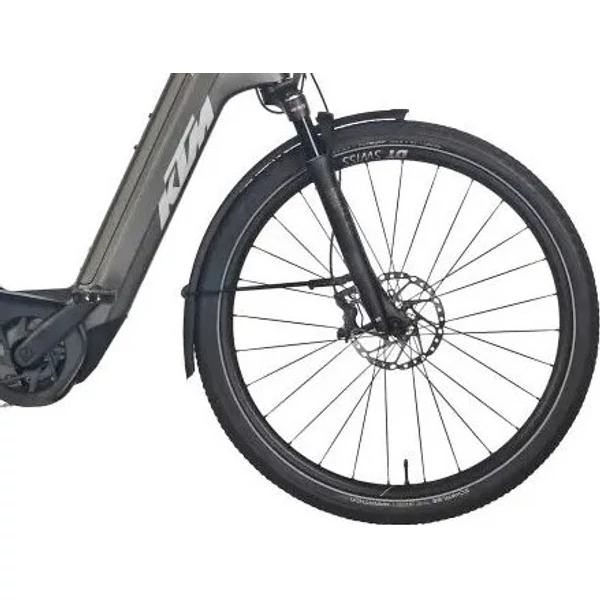 KTM Macina Style 810 trekking ebike komfort vázzal szürke színben
